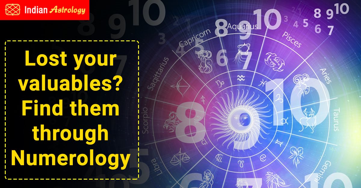 Lost your valuables? Find them through Numerology